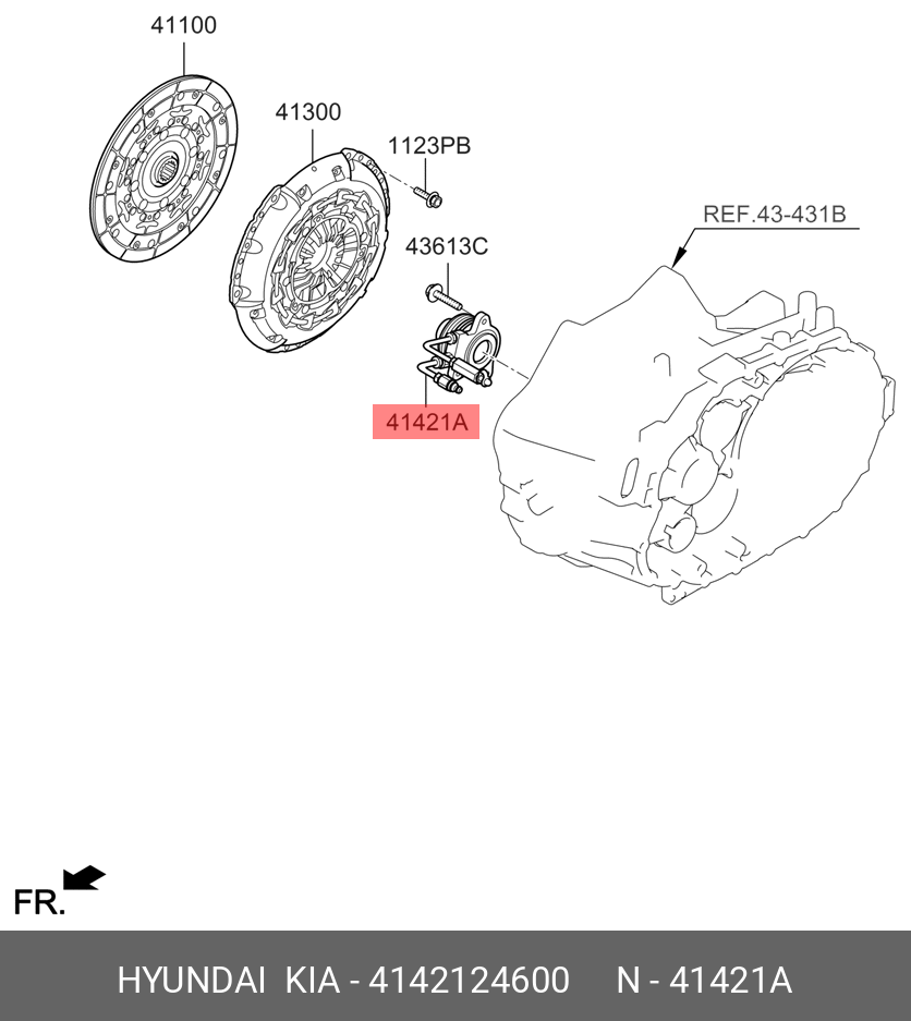 HYUNDAI 41421-24600 41421-24600