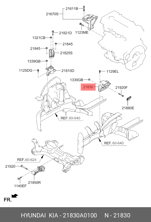 HYUNDAI 21830-A0100 21830-A0100