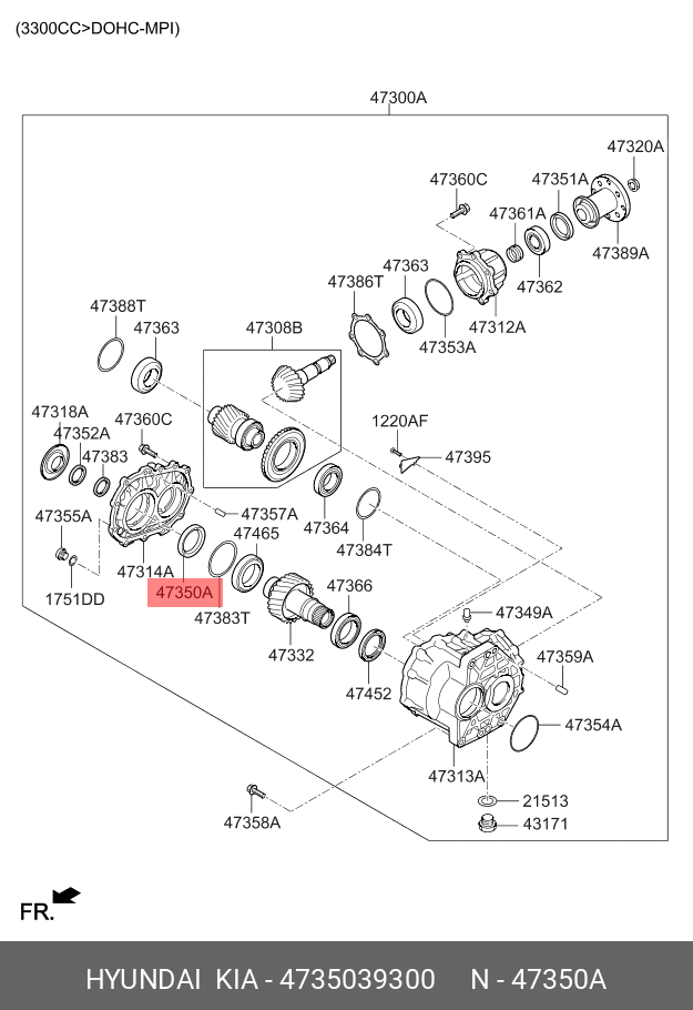 Hyundai / KIA 4735039300 4735039300