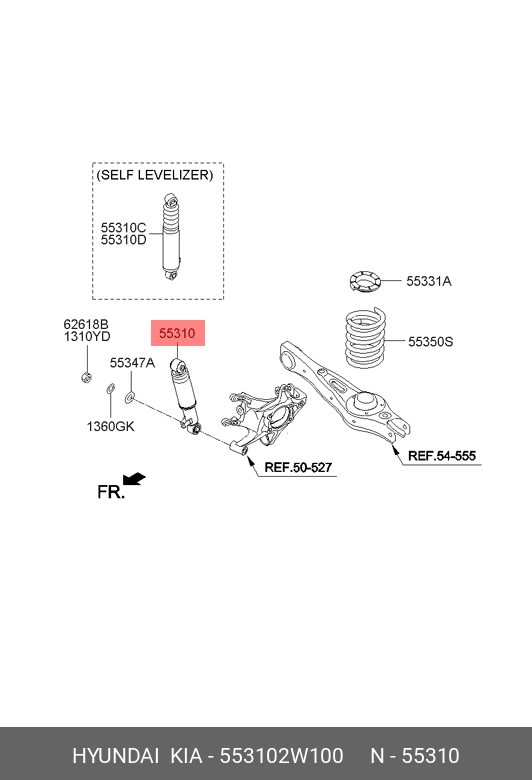 HYUNDAI 55310-2W100 55310-2W100