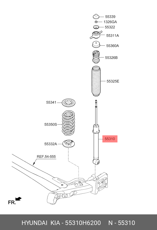 Hyundai / KIA 55310-H6200 55310-H6200