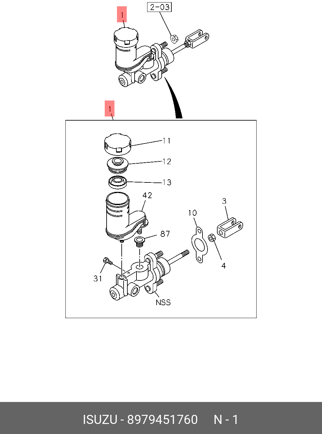 ISUZU 8-97945-176-0 8-97945-176-0