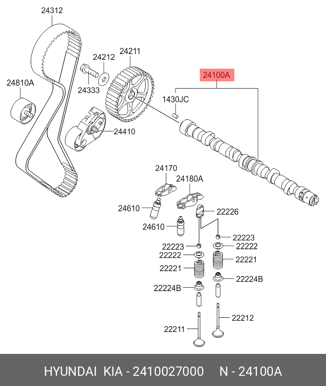 Hyundai / KIA 2410027000 2410027000