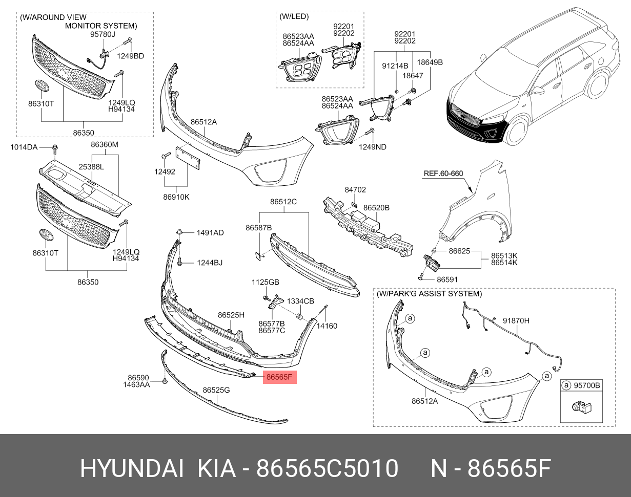 Hyundai / KIA 86565C5010 86565C5010