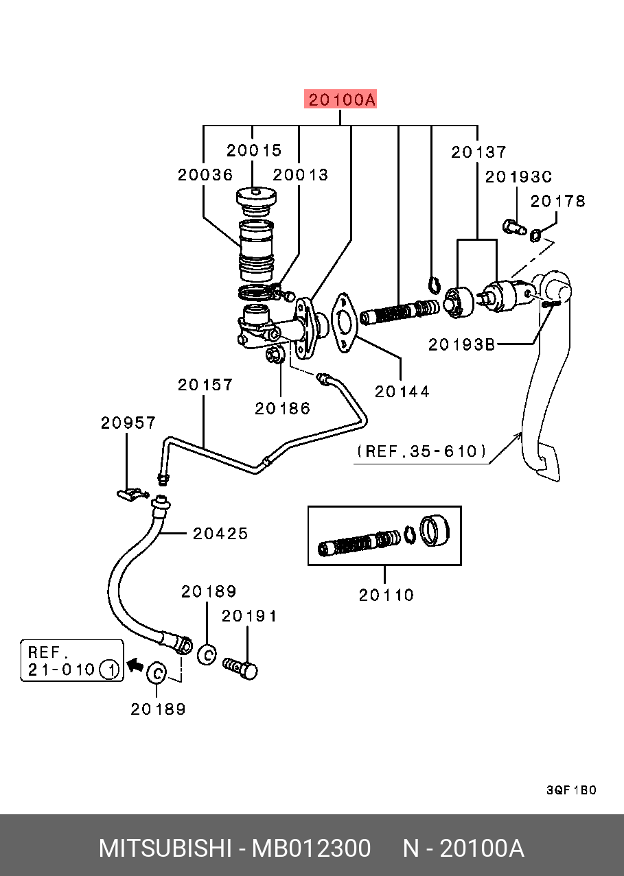 MITSUBISHI MB012300 MB012300