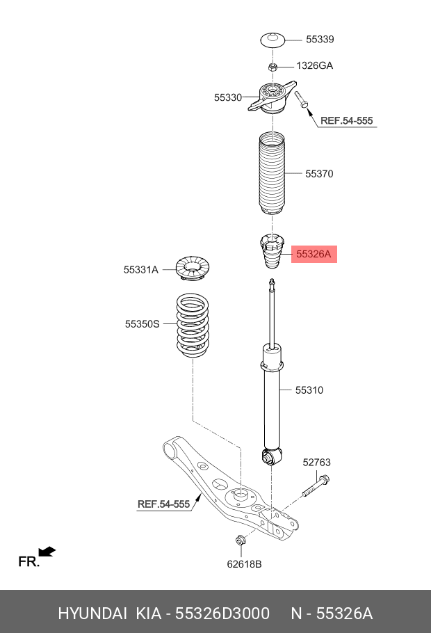 KIA 55326-D3000 55326-D3000
