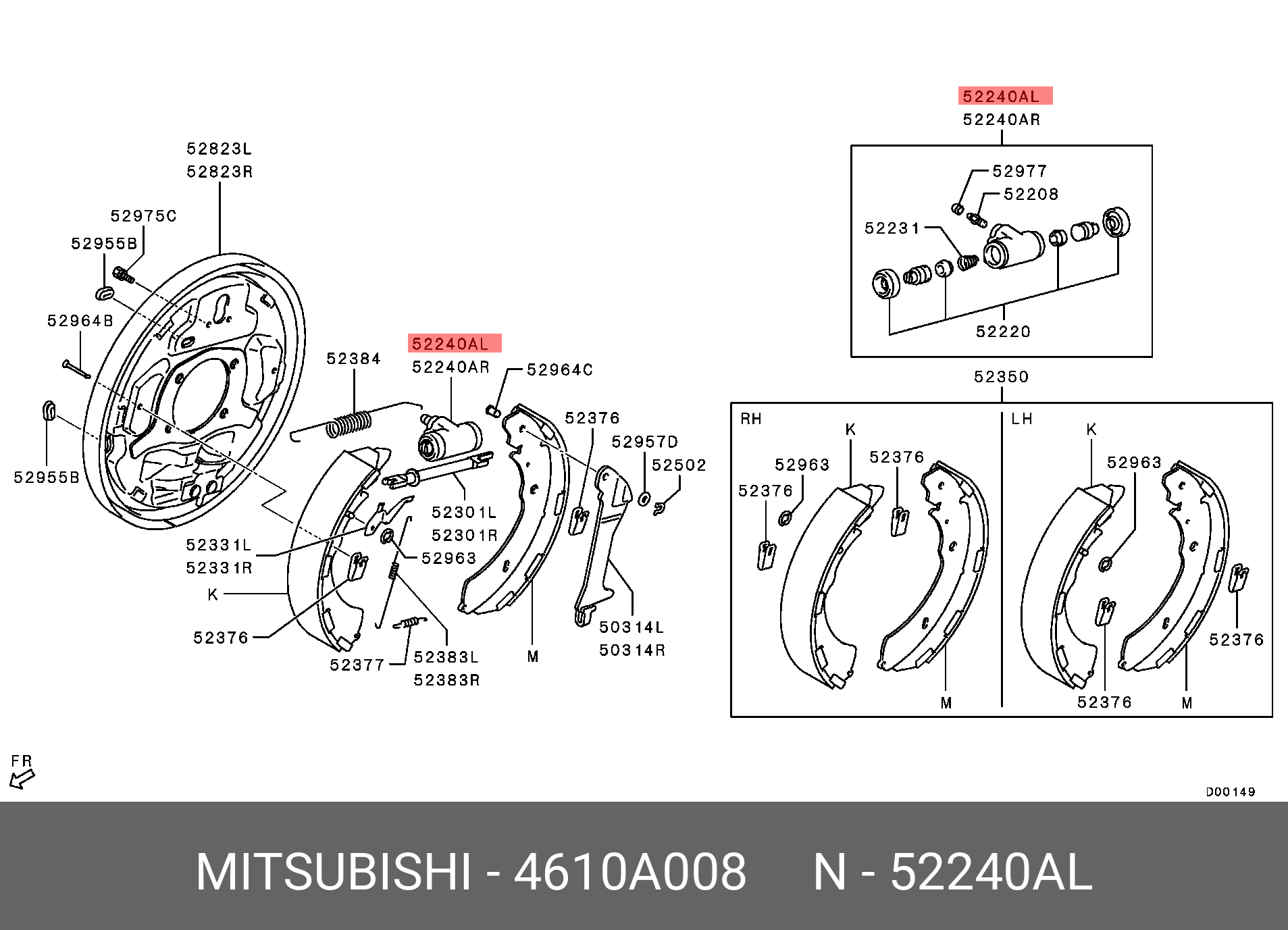 MITSUBISHI 4610A008 4610A008