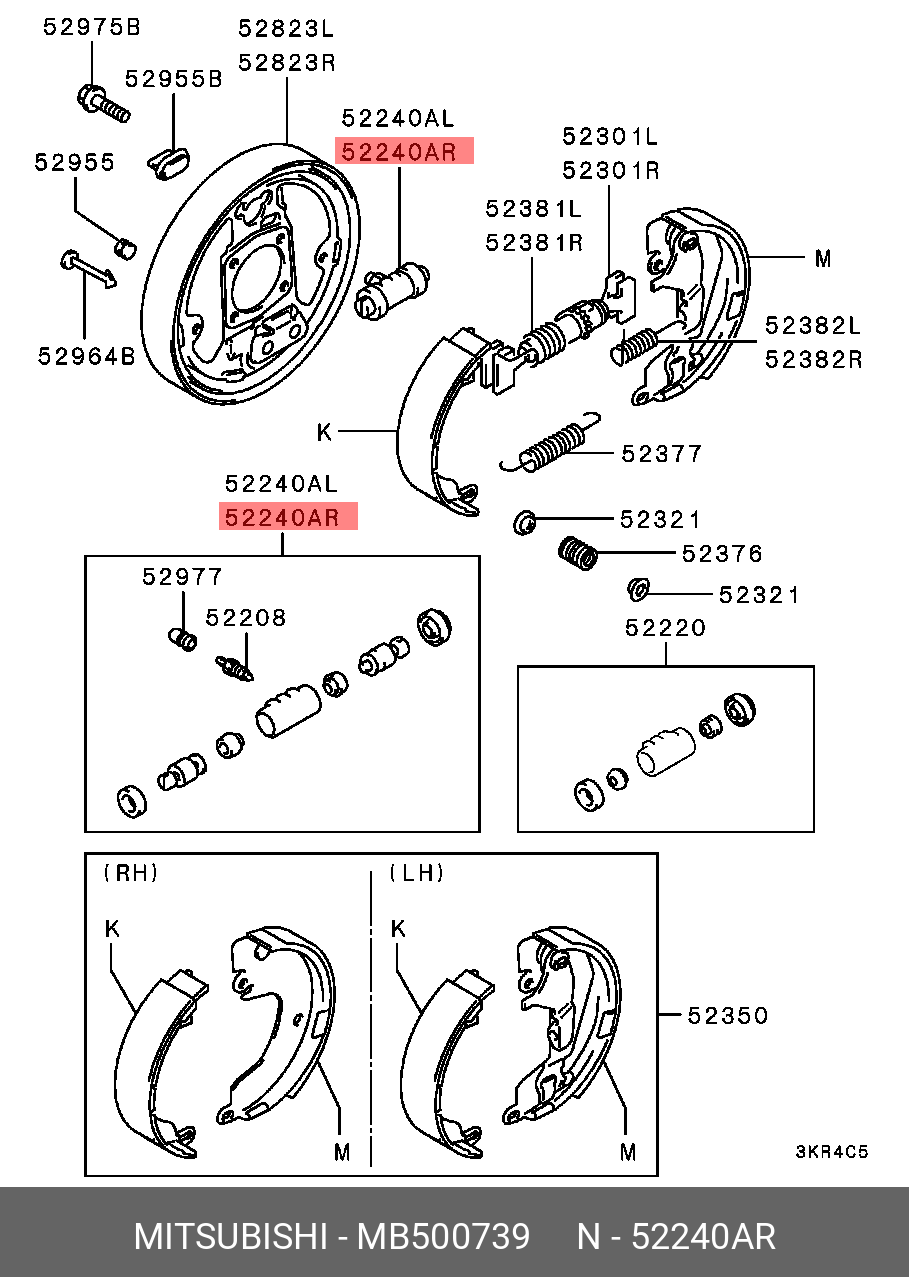 MITSUBISHI MB500739 MB500739
