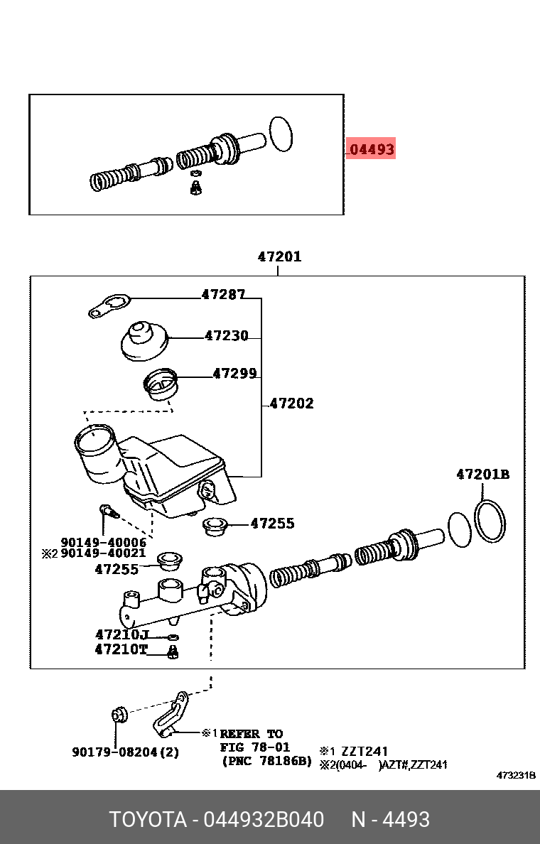 TOYOTA 04493-2B040 04493-2B040