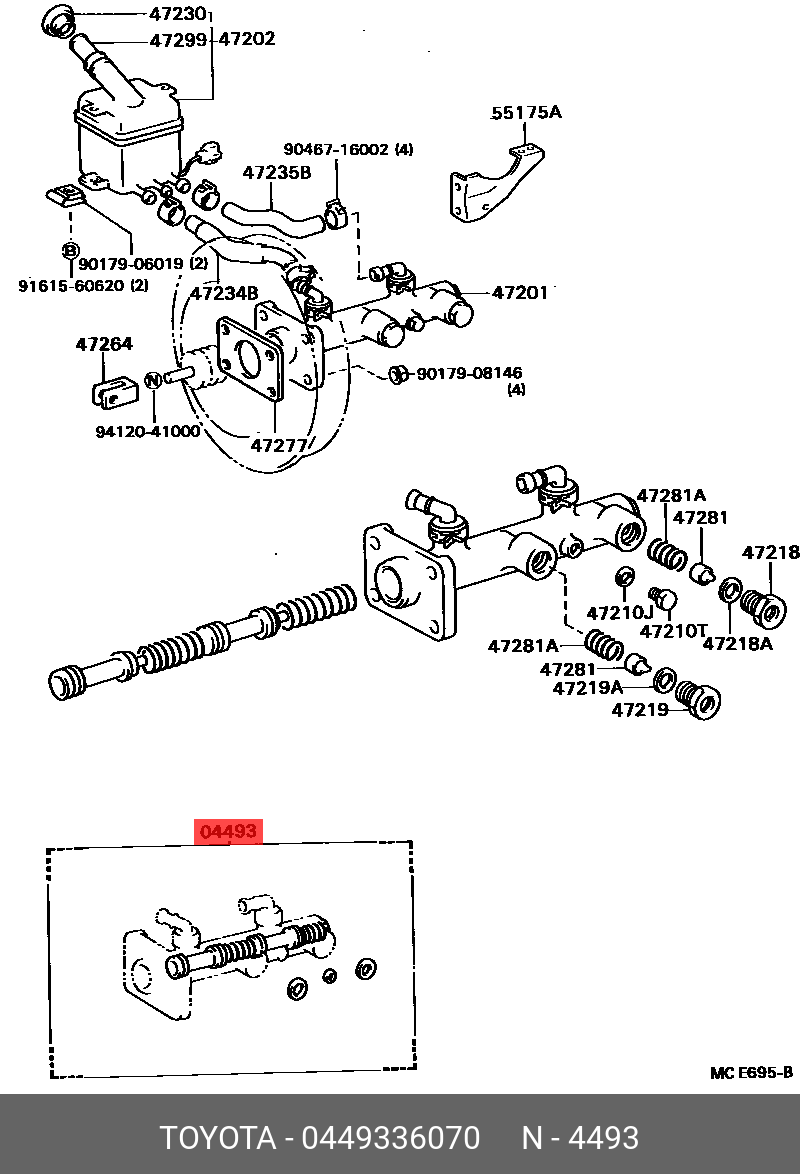 TOYOTA 04493-36070 04493-36070