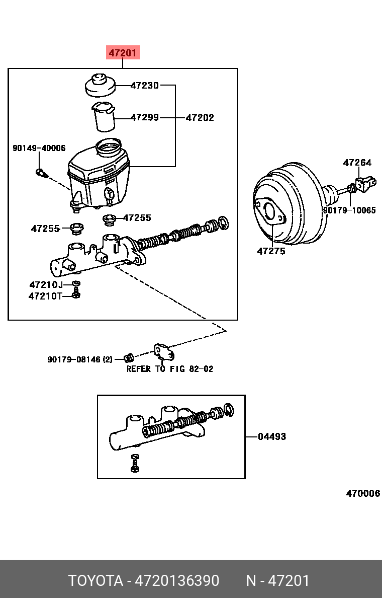 TOYOTA 47201-36390 47201-36390