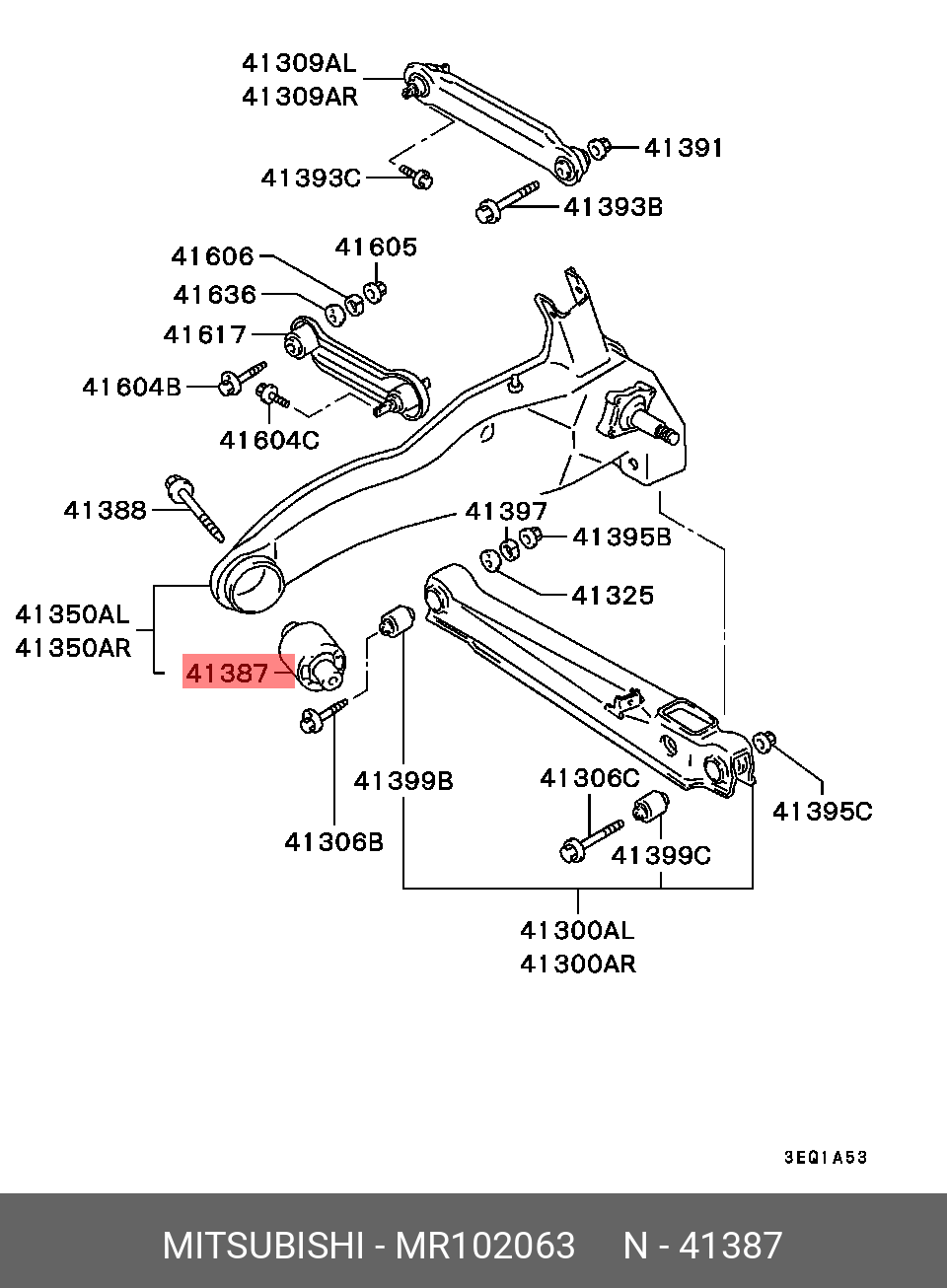MITSUBISHI MR102063 MB809262,MR102063,MR911439