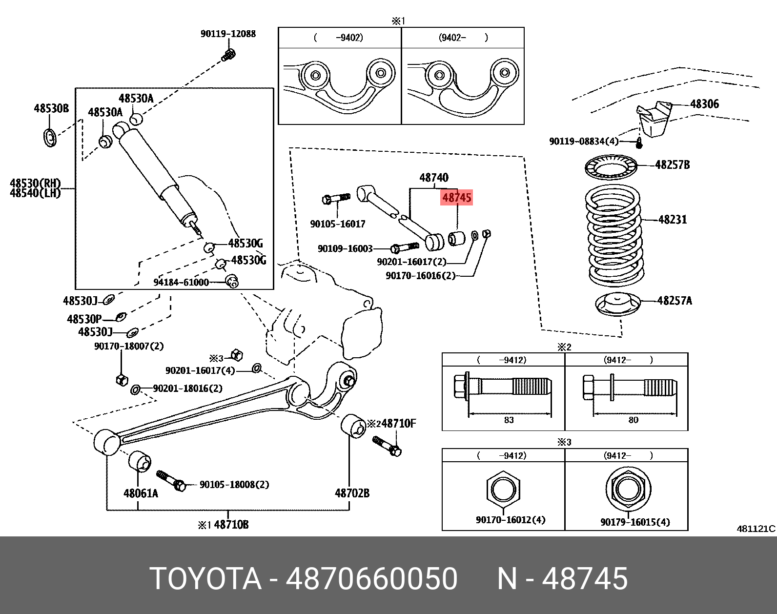 TOYOTA 48706-60050 48706-60050