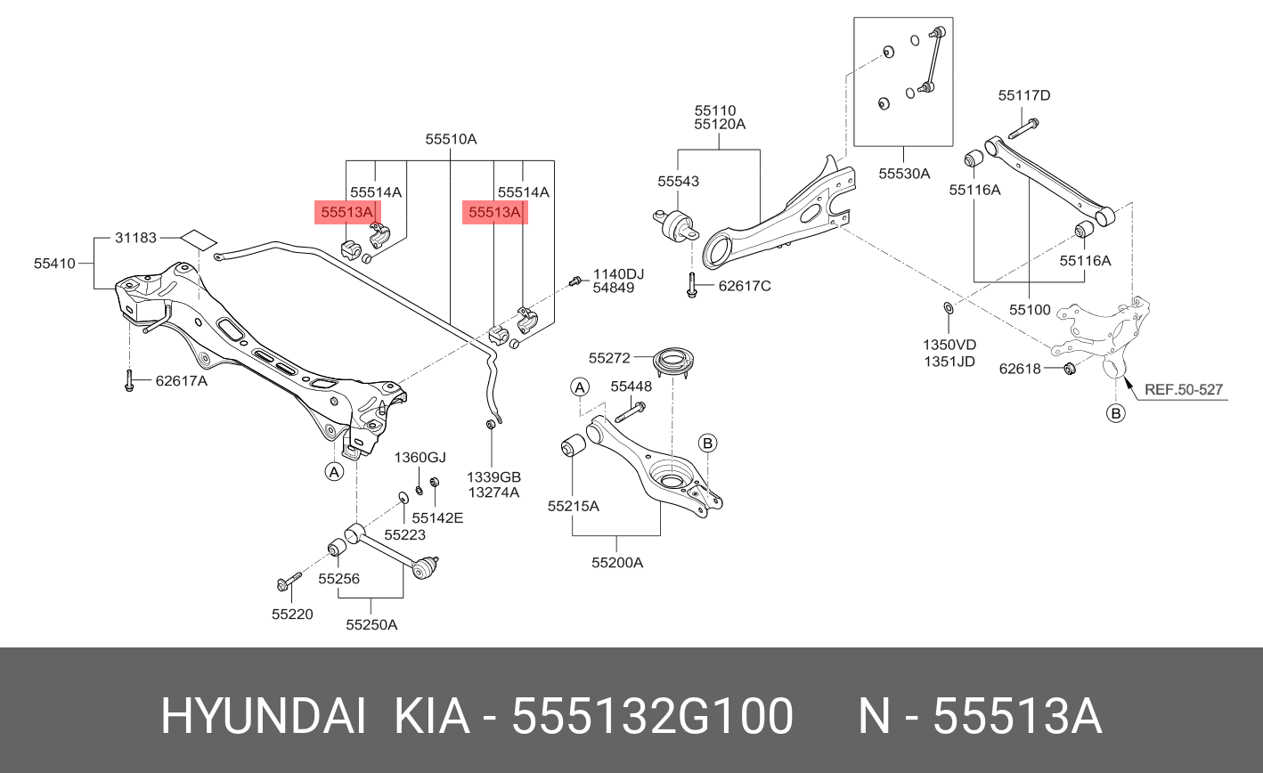 HYUNDAI 55513-2G100 55513-2Y000,55513-2S000