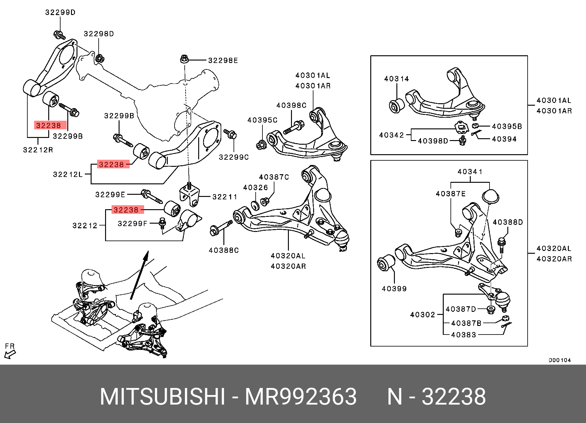 MITSUBISHI MR992363 MR992363