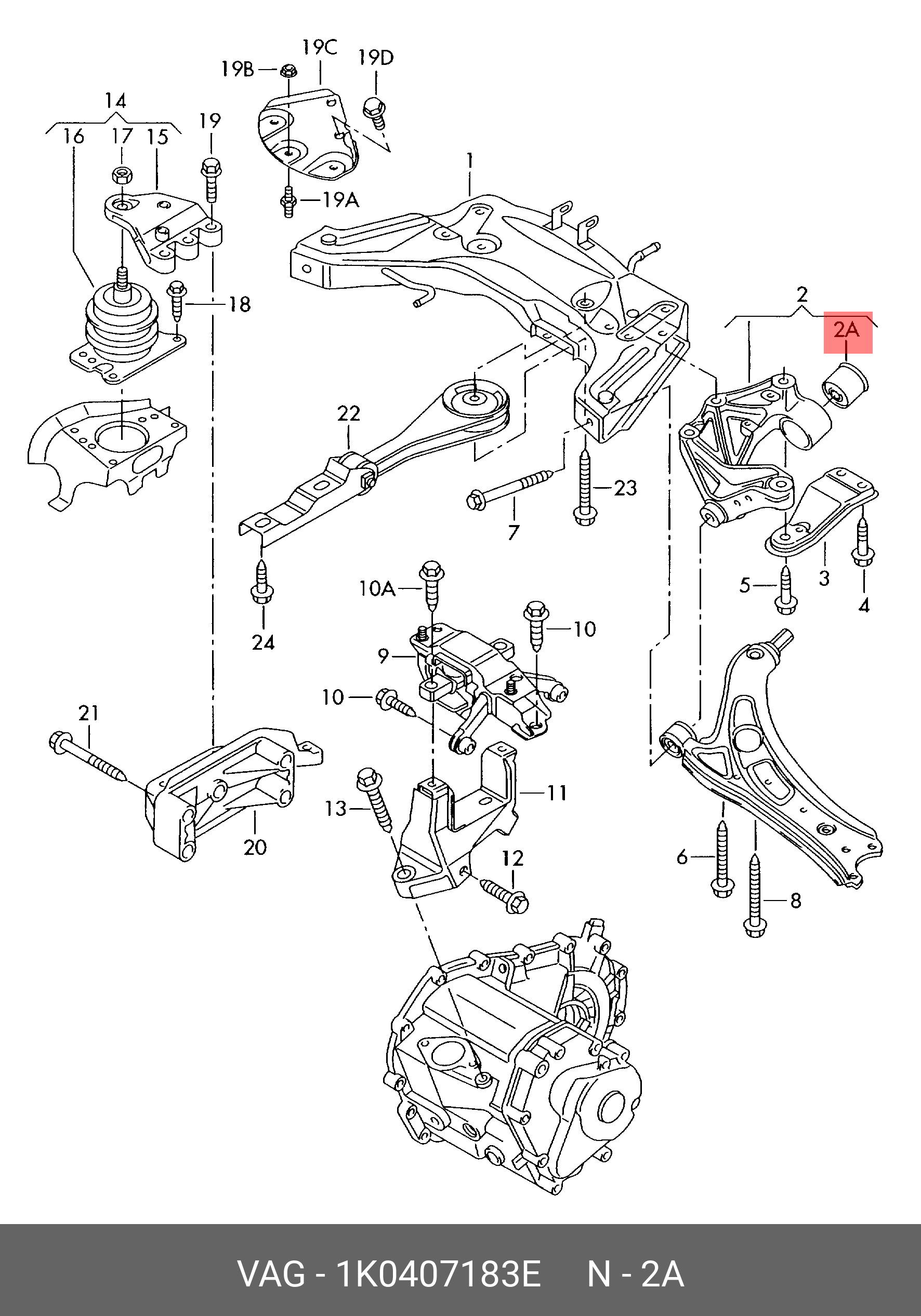 VAG 1K0 407 183 E 1K0 407 183 E