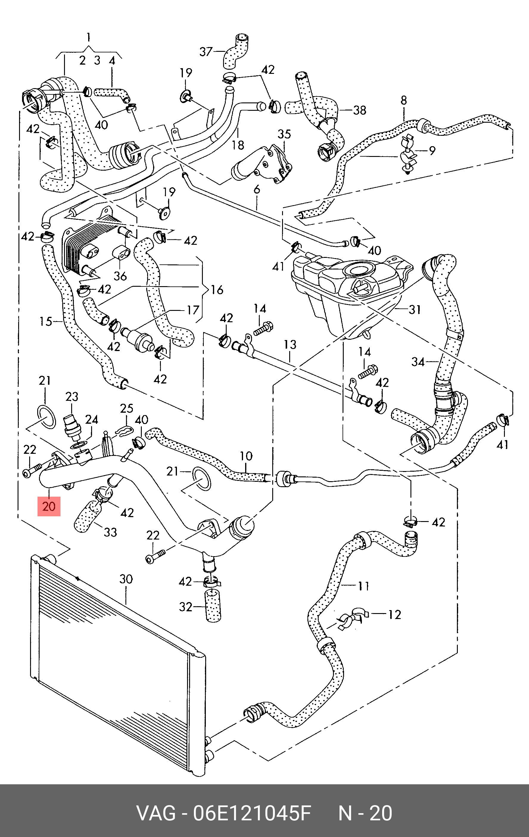 VOLKSWAGEN 06E121045F 06E121045F