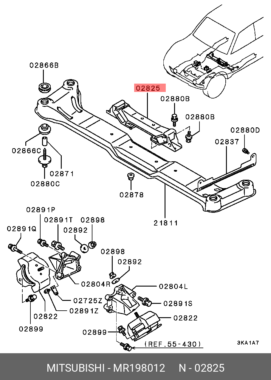 MITSUBISHI MR198012 MR198012,MR198013