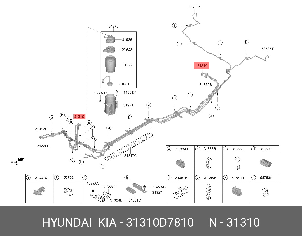 Hyundai / KIA 31310D7810 31310D7810