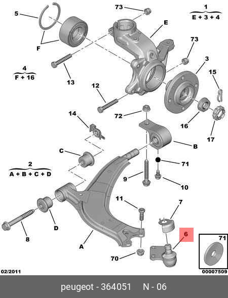 CITROEN 3640 51 3640.50,3640 51