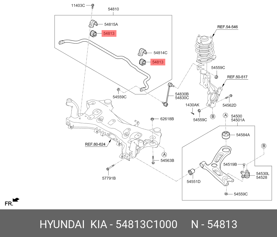 KIA 54813-C1000 95933270_BL,54813-C1000,54813-C1000,54813-C1000