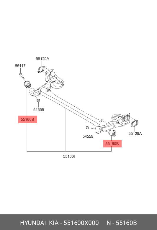 Hyundai / KIA 55160-0X000 55160-0X000