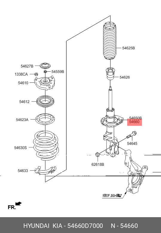 Hyundai / KIA 54660D7000 54660-F1000,54660-D9070