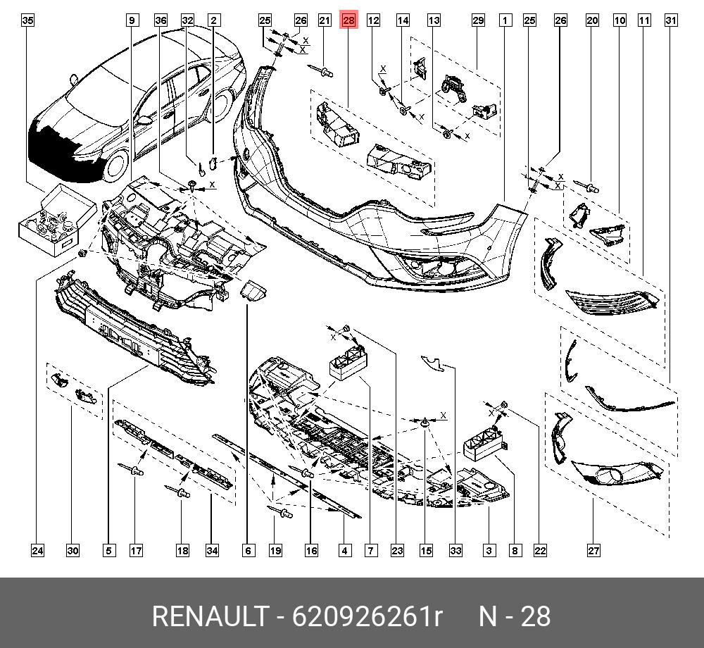 RENAULT 620926261R 620926261R