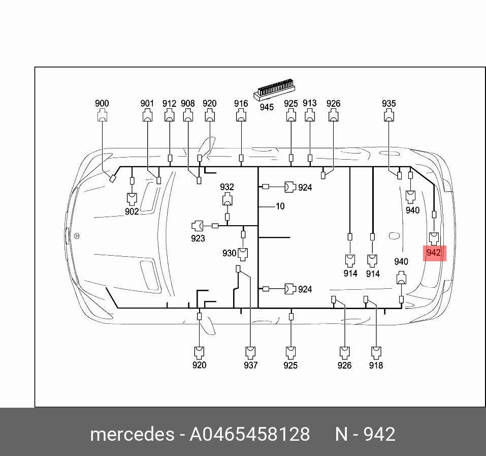 MERCEDES-BENZ A0465458128 A0465458128