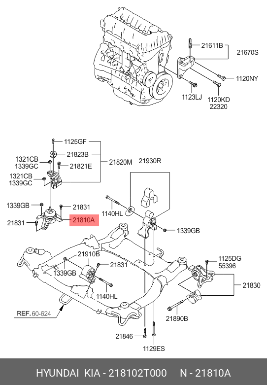 Hyundai / KIA 21810 2T000 21810-2T000