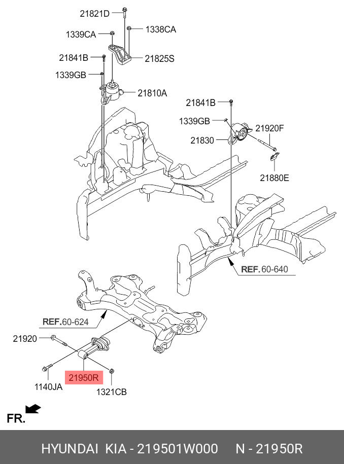 Hyundai / KIA 21950 1W000 21950-1R000,21950-3Y000,21950-3X000,21950 ...