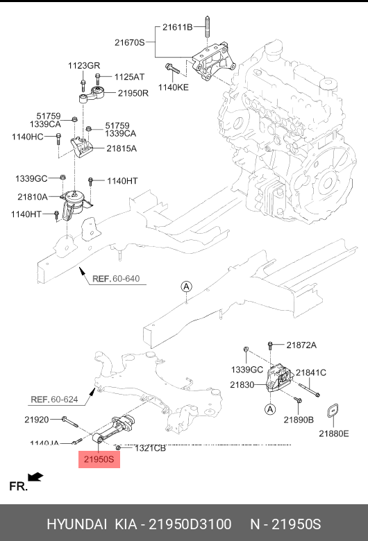 Hyundai / KIA 21950 D3100 21950-D3100,21950-D9200
