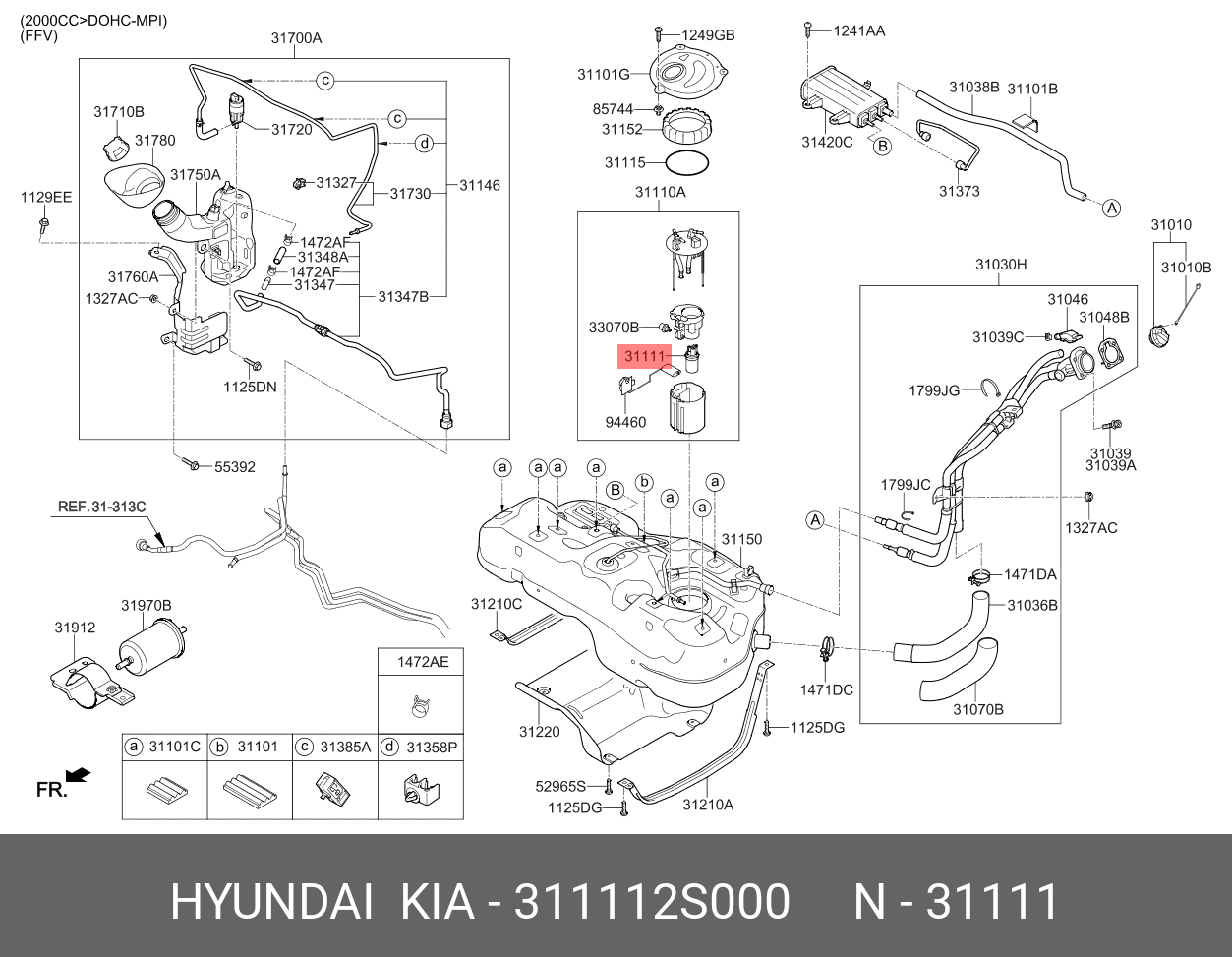 Hyundai / KIA 31111 2S000 31111 2S000