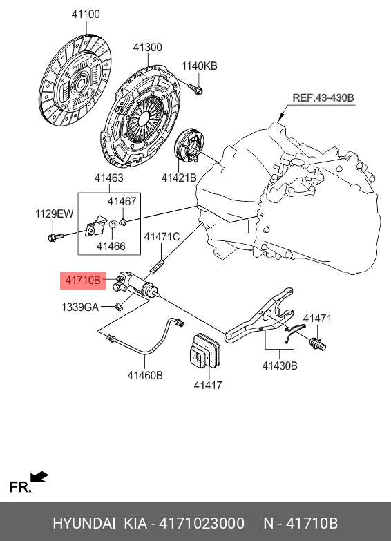 Hyundai / KIA 41710 23000 41710 23000