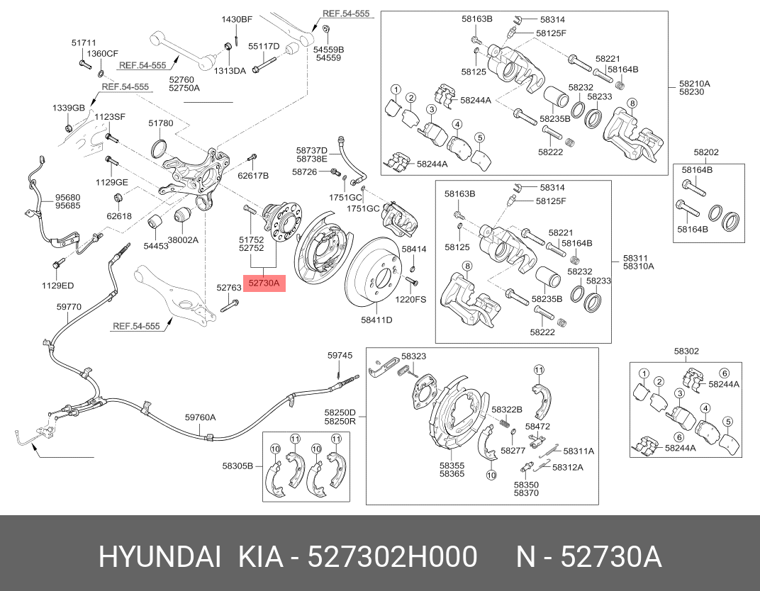 Hyundai / KIA 52730 2H000 52730 2H000
