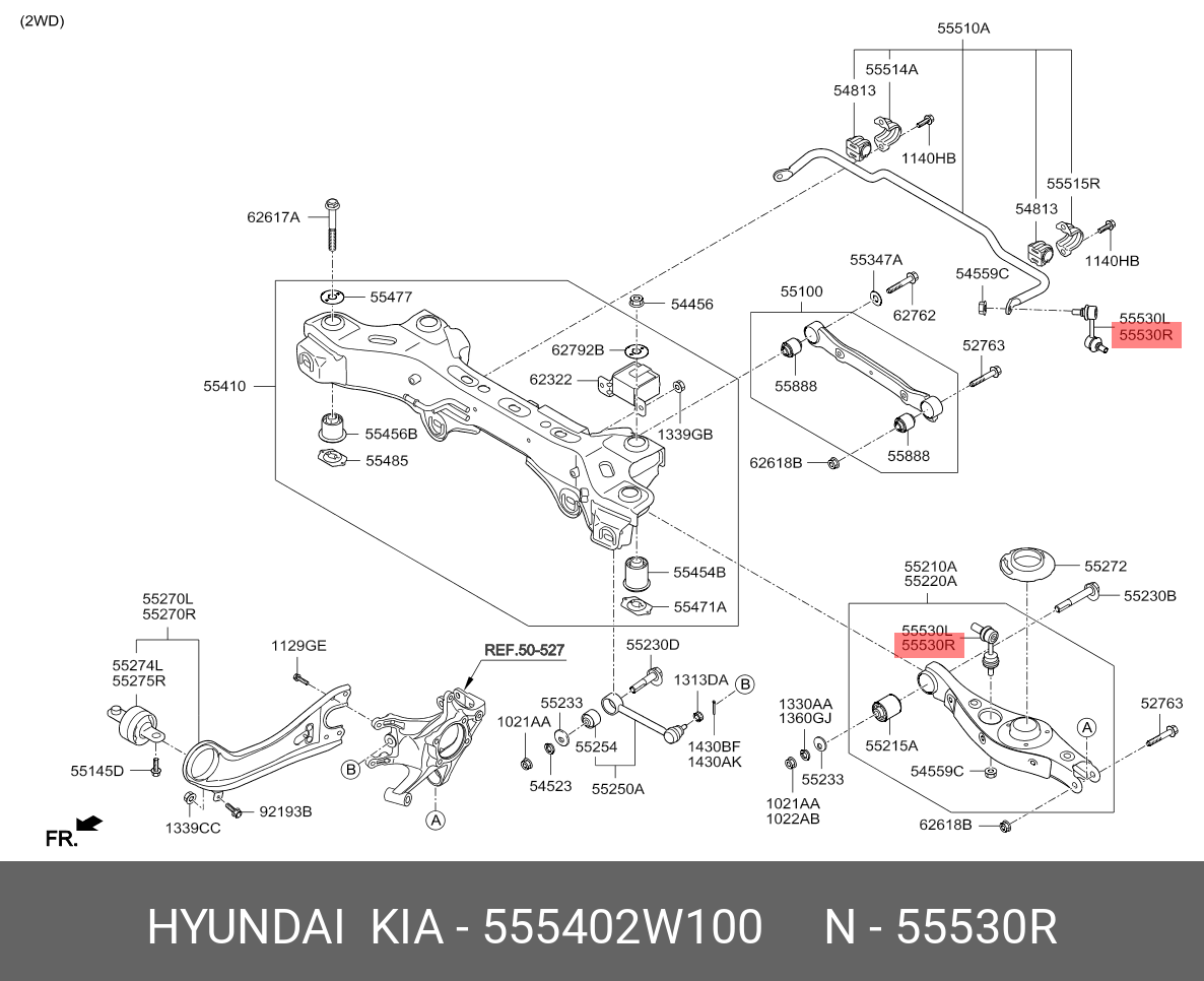 Hyundai / KIA 55540 2W100 55540 2W100