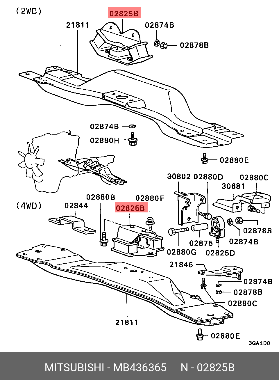 MITSUBISHI MB436365 MB436365