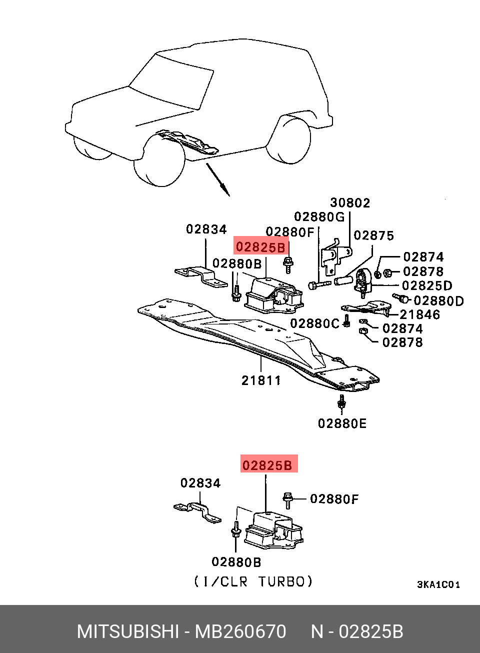 MITSUBISHI MB260670 MB260670,MB260670
