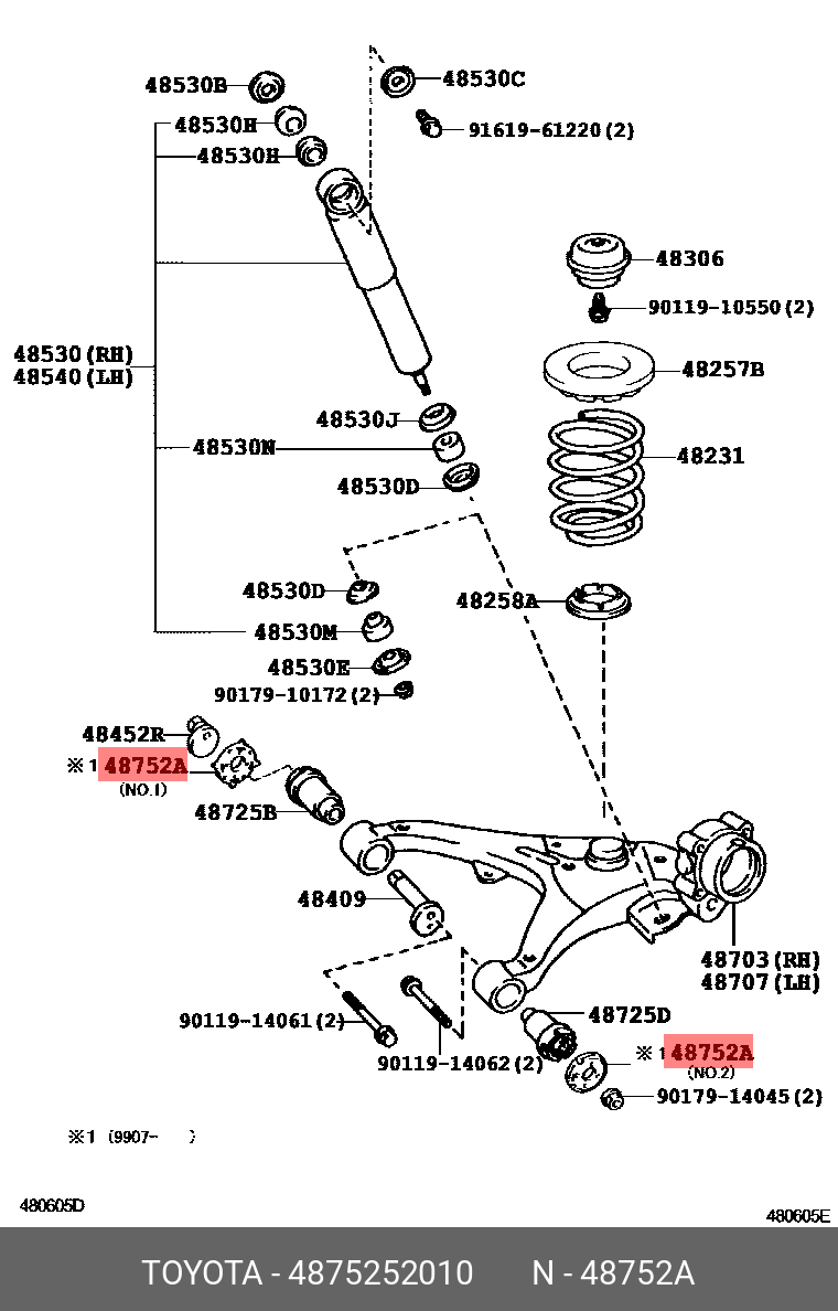 TOYOTA 48752-52010 48752-52010,AAB2915200_BSL