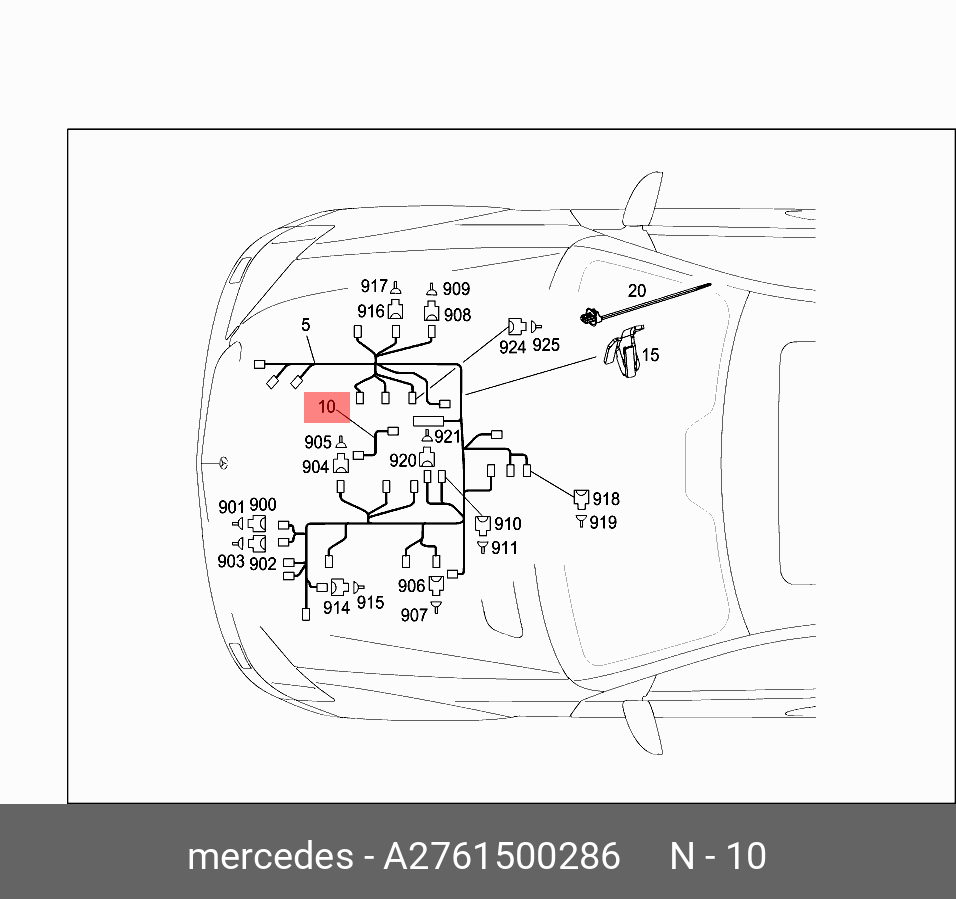 MERCEDES-BENZ 2761500286 2761500286