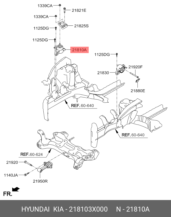 Hyundai / KIA 218103X000 21810-1R000,21810-3X000,21810-3X000,21810 ...