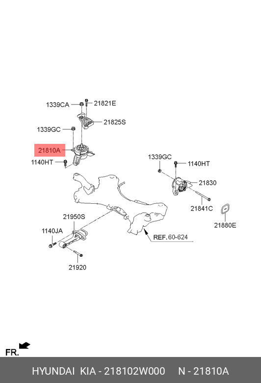 Hyundai / KIA 218102W000 21810-2W000