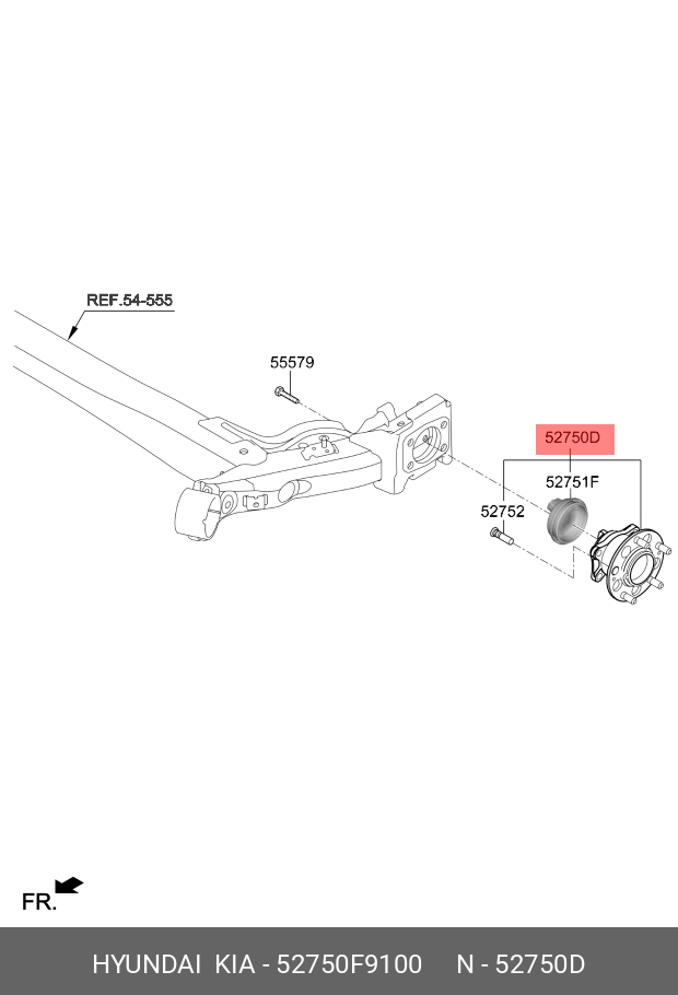Hyundai / KIA 52750F9100 52750F9100