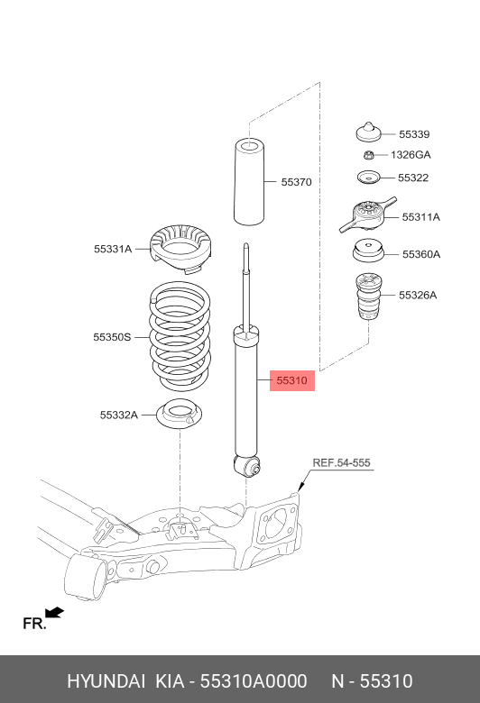 Hyundai / KIA 55310A0000 55310A0000