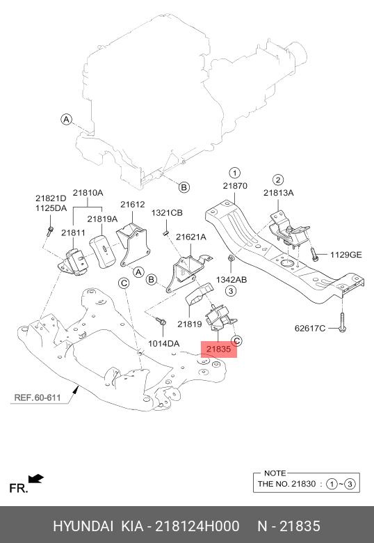 Hyundai / KIA 218124H000 21812-4H000,21812-4H300