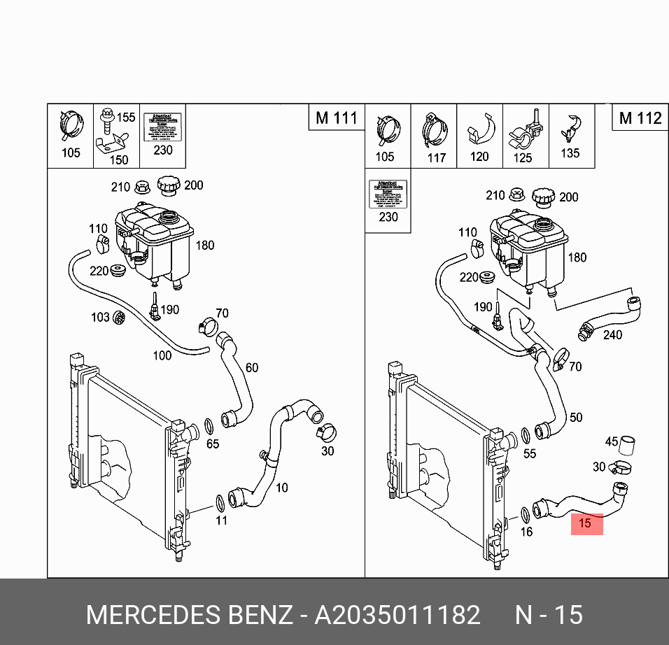 MERCEDES-BENZ 2035011182 2035011182
