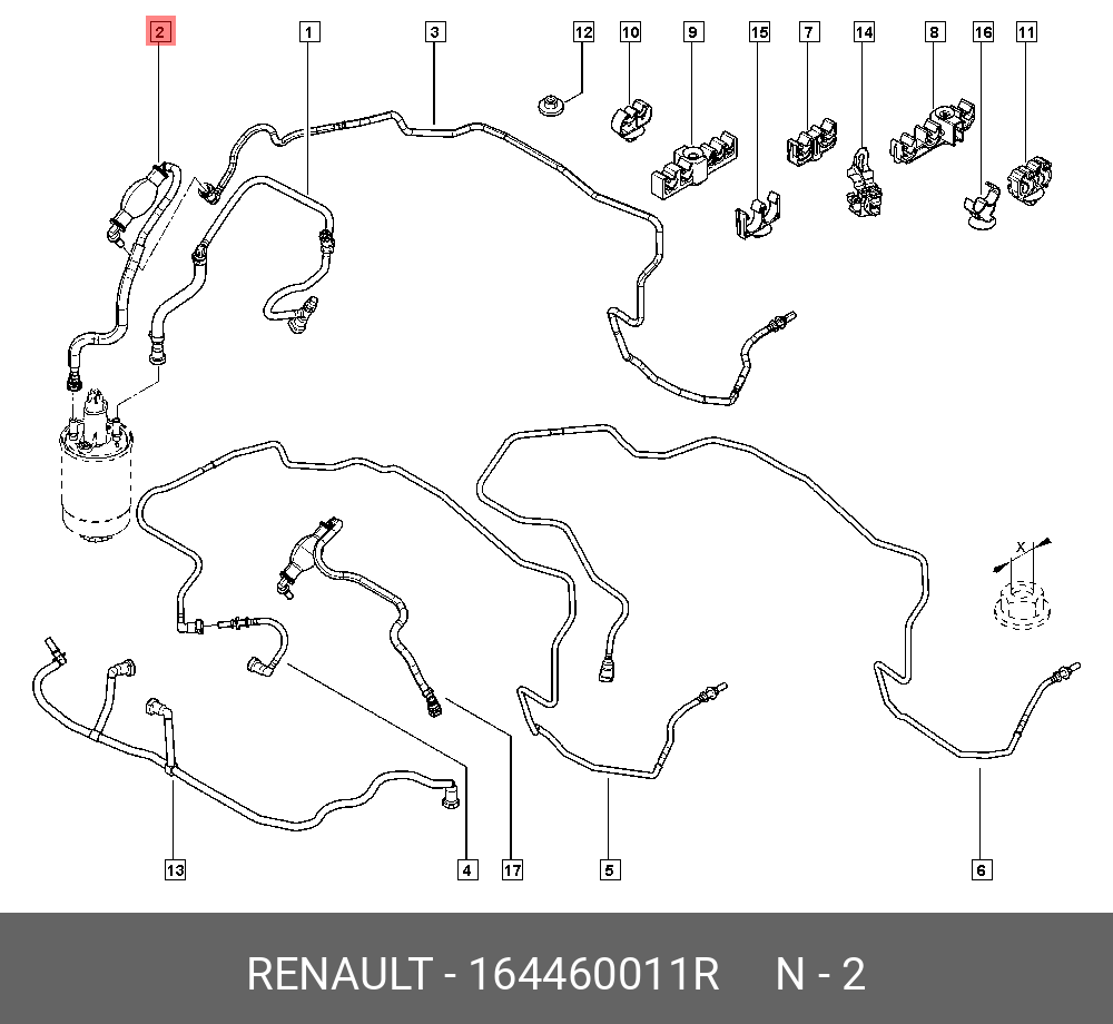RENAULT 164460011R 164460011R
