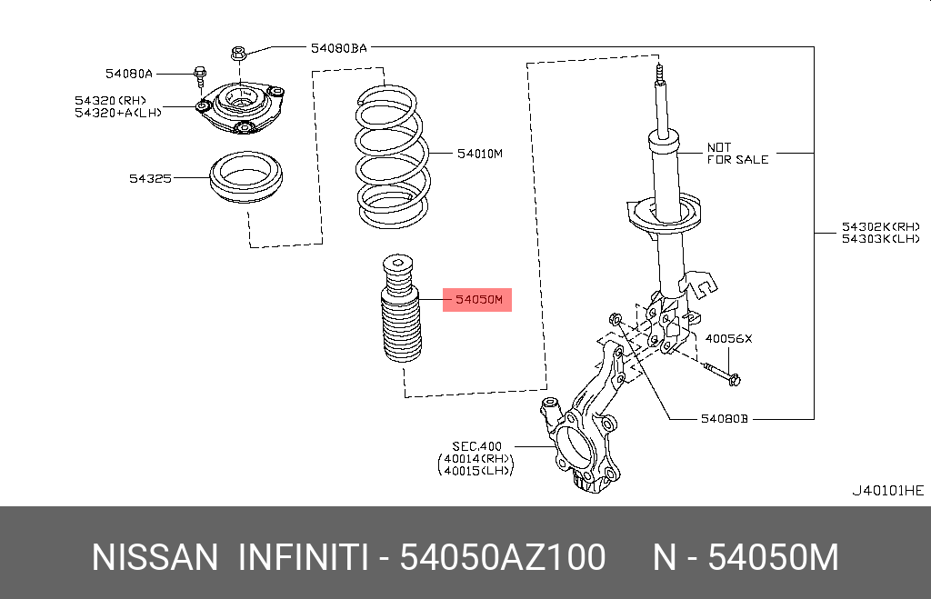 NISSAN 54050-AZ100 54050-ZE70A,54050-EE500,54050-AZ100,54050-EL000