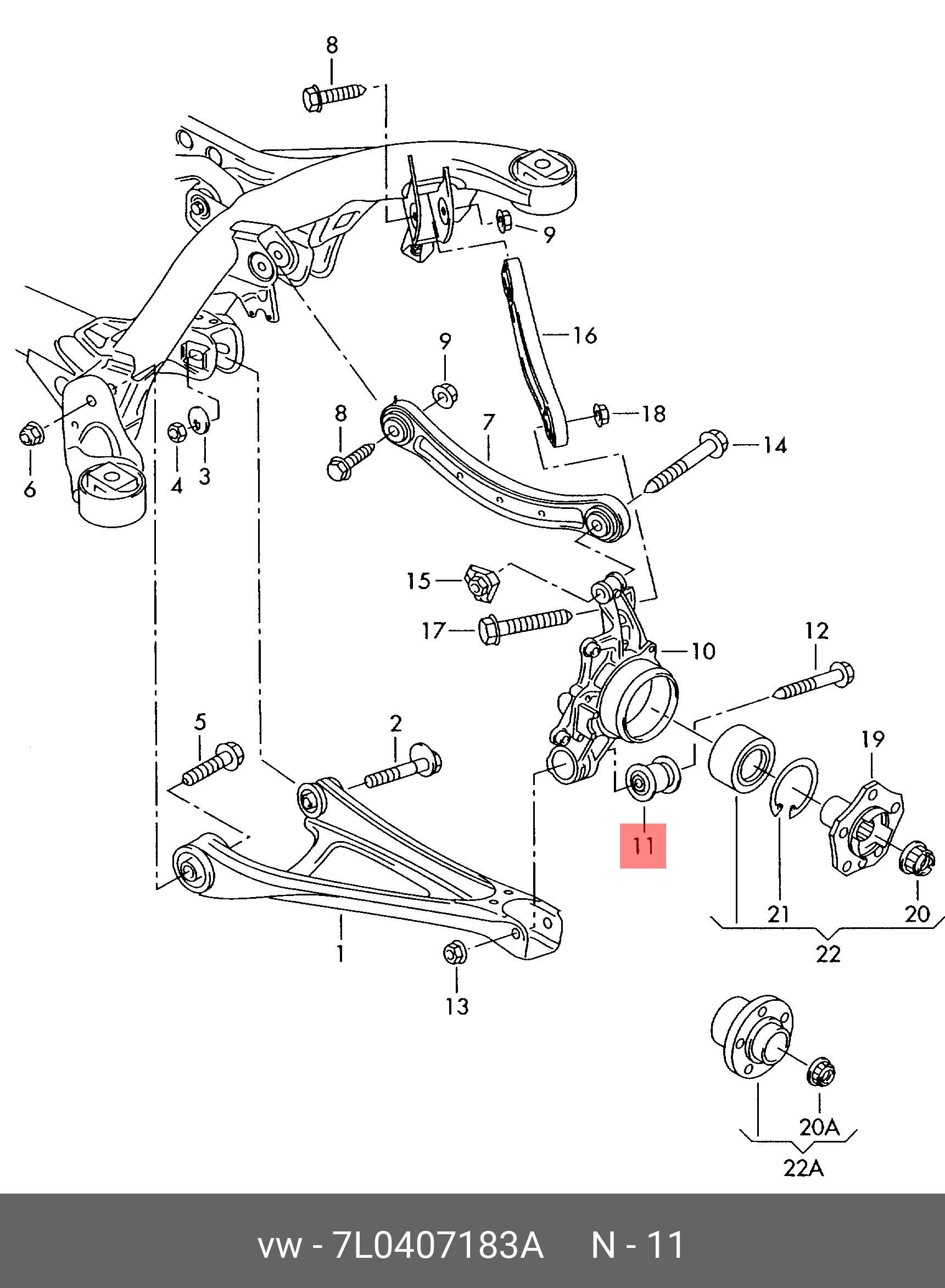 AUDI 7L0 407 183 A 7L0 407 183 A,7P0 505 311 E_BHR,7P0 505 312 E_BHR