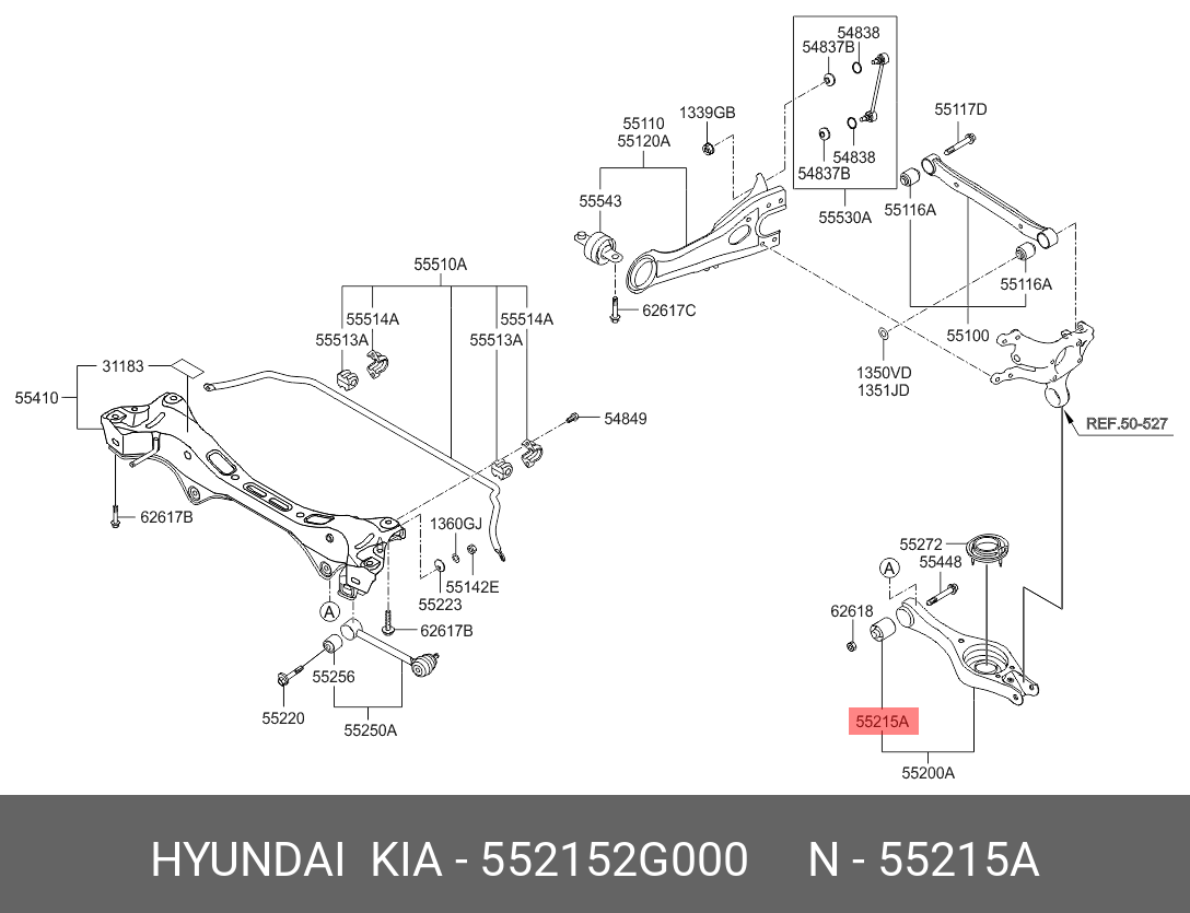 HYUNDAI 55215-2G000 55215-2G000,55230-C1100,55215-2S000,55215-3R000 ...